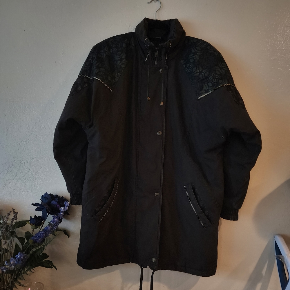 Vintage Boho Puffer Parka Jacket - Gem